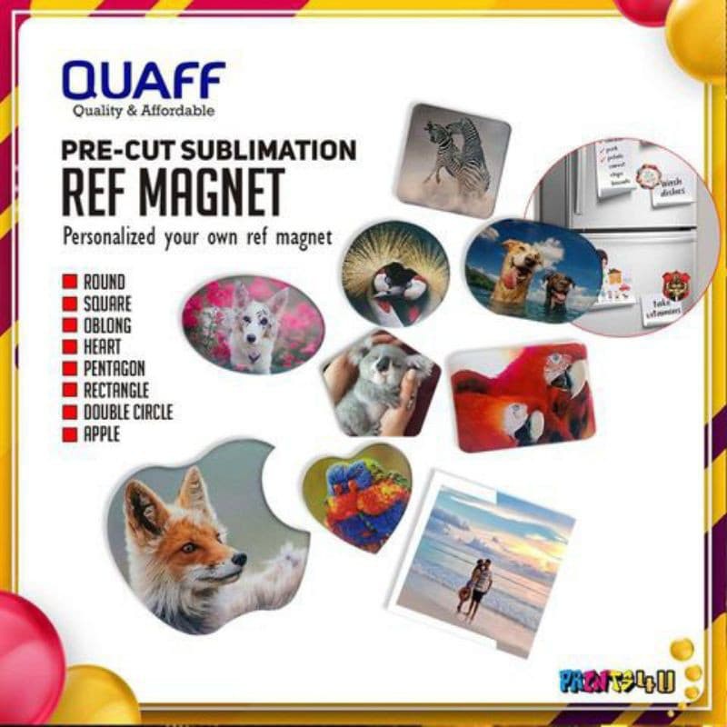 PRE-CUT SUBLIMATION REF-MAGNET ASSORTED | Shopee Philippines