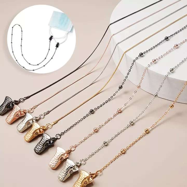 75cm Face Masks Holder Mask lanyard Masks Glasses Hanging Chain Masks ...