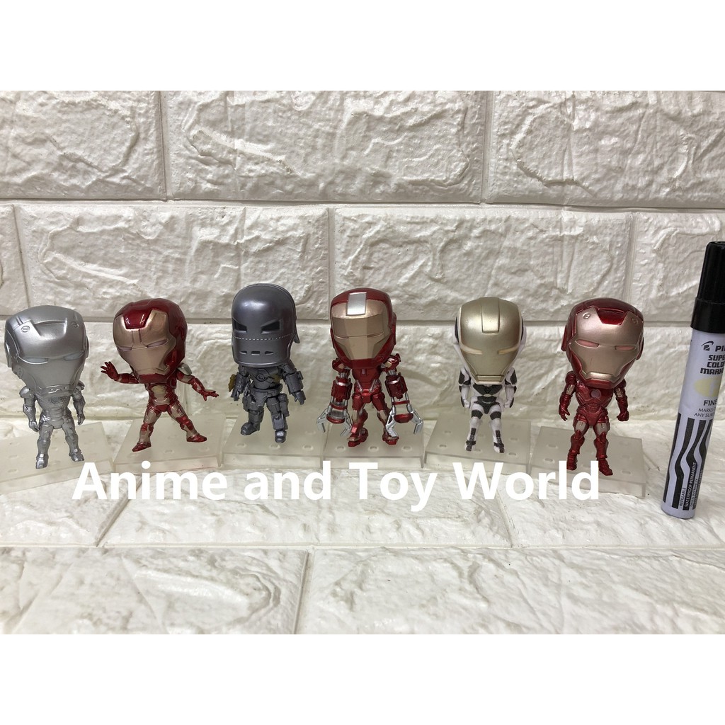 Iron Man Nendoroid Set Of 6 Action Figure | Shopee Philippines
