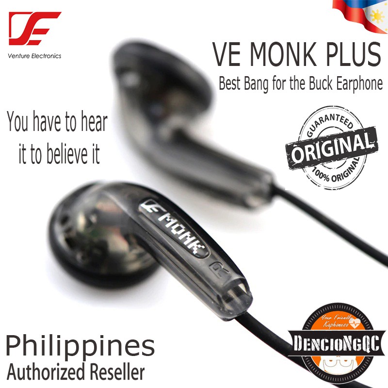 Ve Monk plus Hifi Earphone Best Bang for the Buck Earphone | Shopee ...