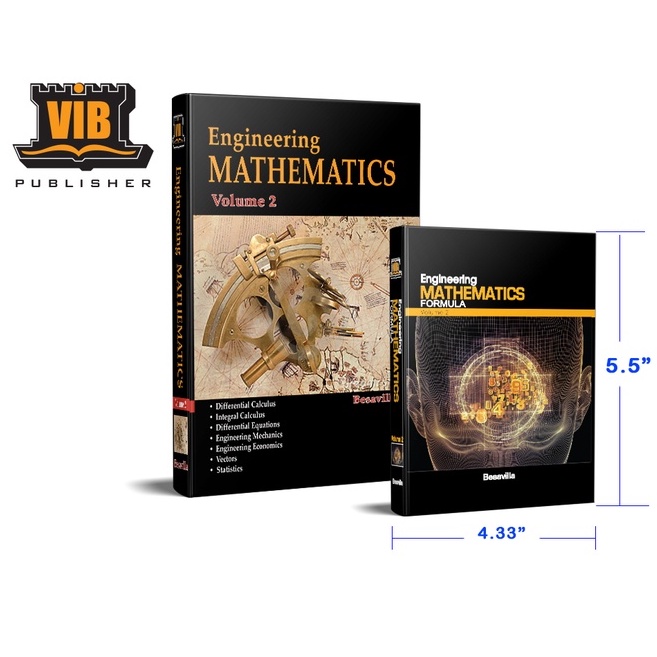 BESAVILLA Engineering Mathematics Formula Vol. 2 pocket book (READ ...