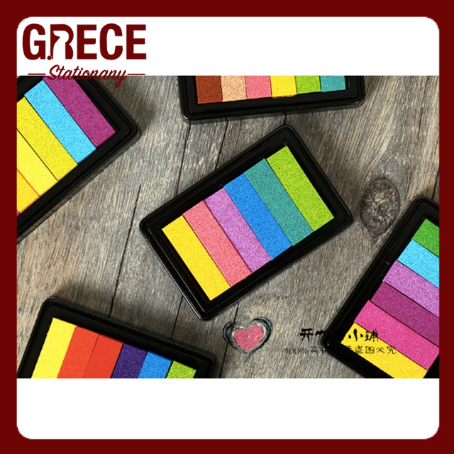 Rainbow stamp pad for DIY hand crafts | Shopee Philippines