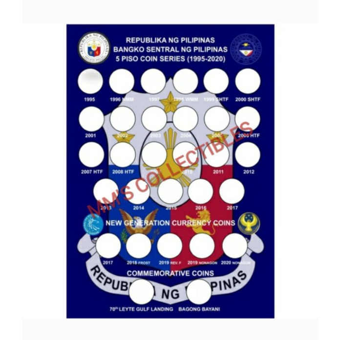 UPDATED 5 PISO COIN SERIES LAYOUT (A4) | Shopee Philippines