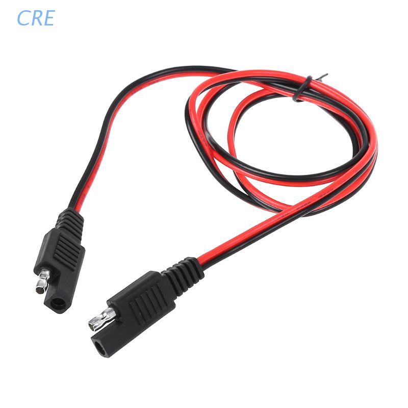 CRE SAE Connector Male to Female Plug Extension Cable Adapter Cord ...
