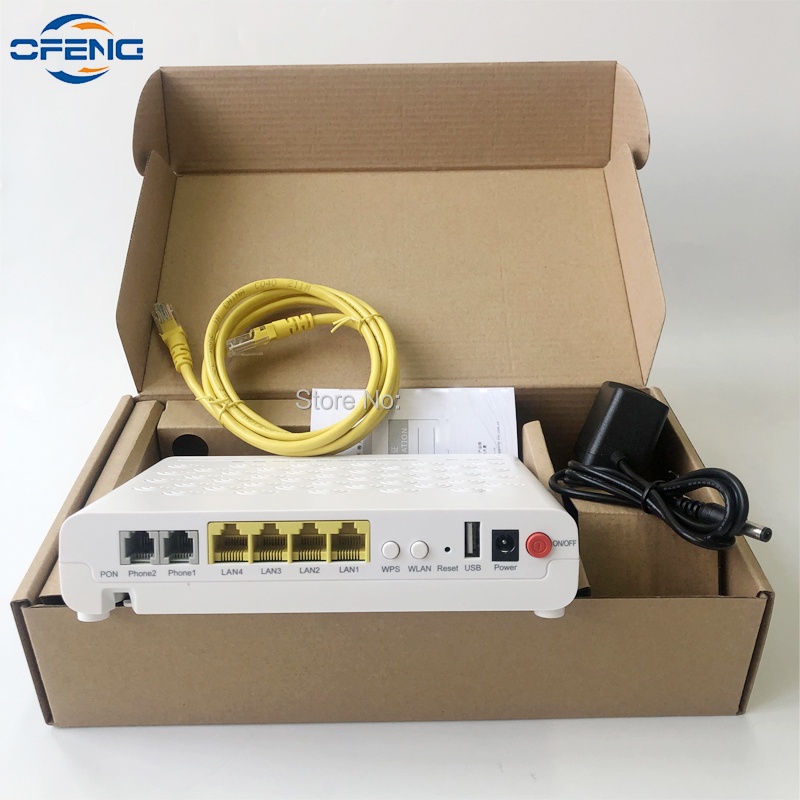 Original New F460 V5 EPON Router Modem 4FE Wireless Wifi USB 2TEL ...