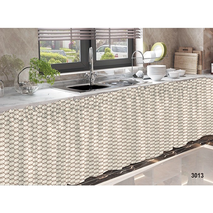 1PC Lababo Curtain Kitchen Sink Curtain Simple white background 70cm ...