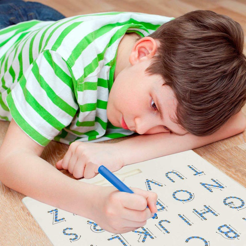 Magnetic Writing Drawing Board Toy Kids Educational Alphabet Digital ...