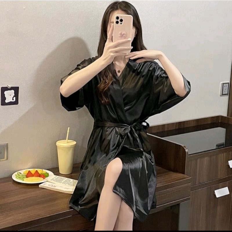 Entourage Bridal Robe silk ( available in all colors ) | Shopee Philippines