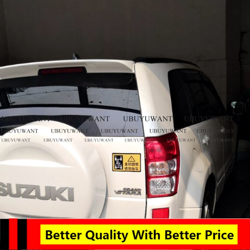 For Suzuki Grand Vitara Spoiler High Quality Abs Plastic Rear Trunk ...