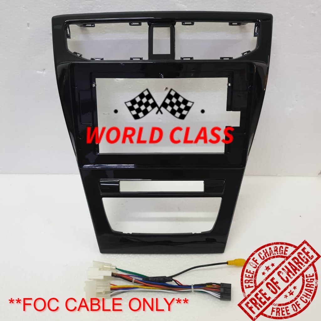 PERODUA ARUZ 2018-2020 (UV BLACK) 10" ANDROID CASING (FREE PLUG AND ...