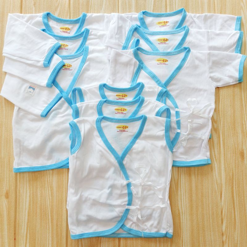 Newborn Baby blue tiesides barubaruan (Lucky CJ)(1pc) | Shopee Philippines
