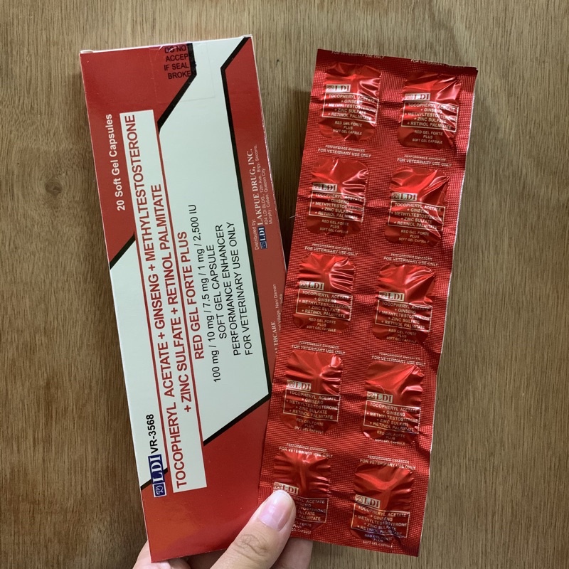 Red Gel Forte for Gamefowl (By 10 pcs) | Shopee Philippines