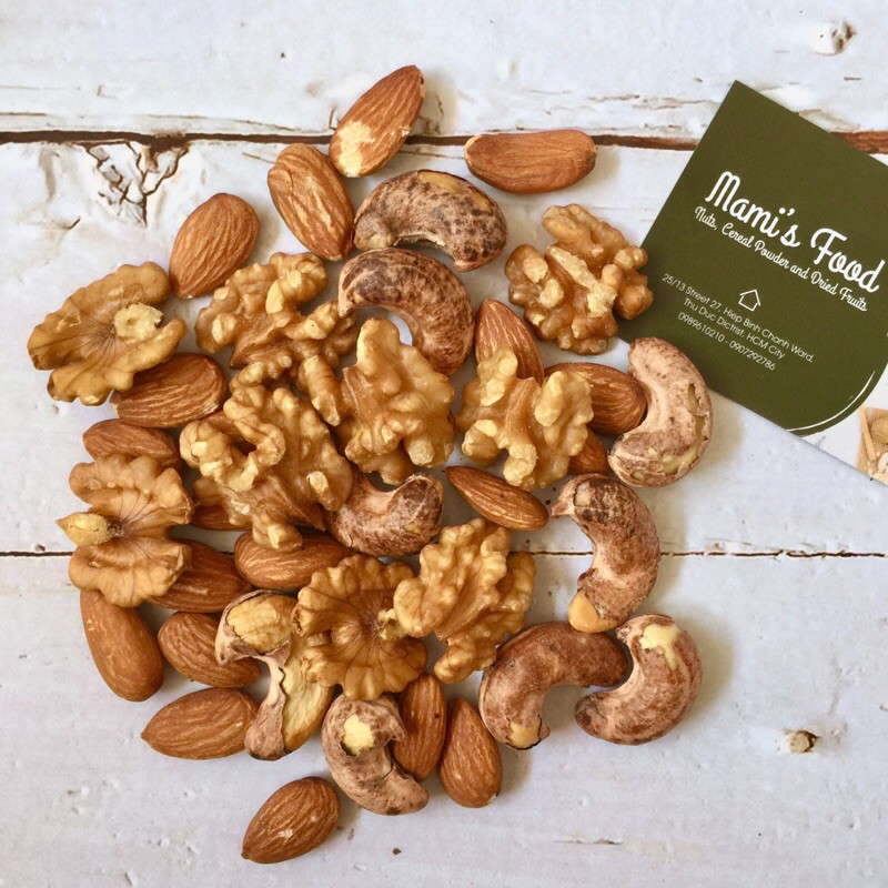 Mix NUT 3 types of premium nuts (American almonds, American walnuts ...