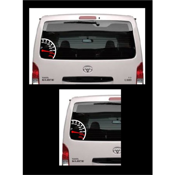Toyota Hiace Racing Speed Sticker Design | Shopee Philippines