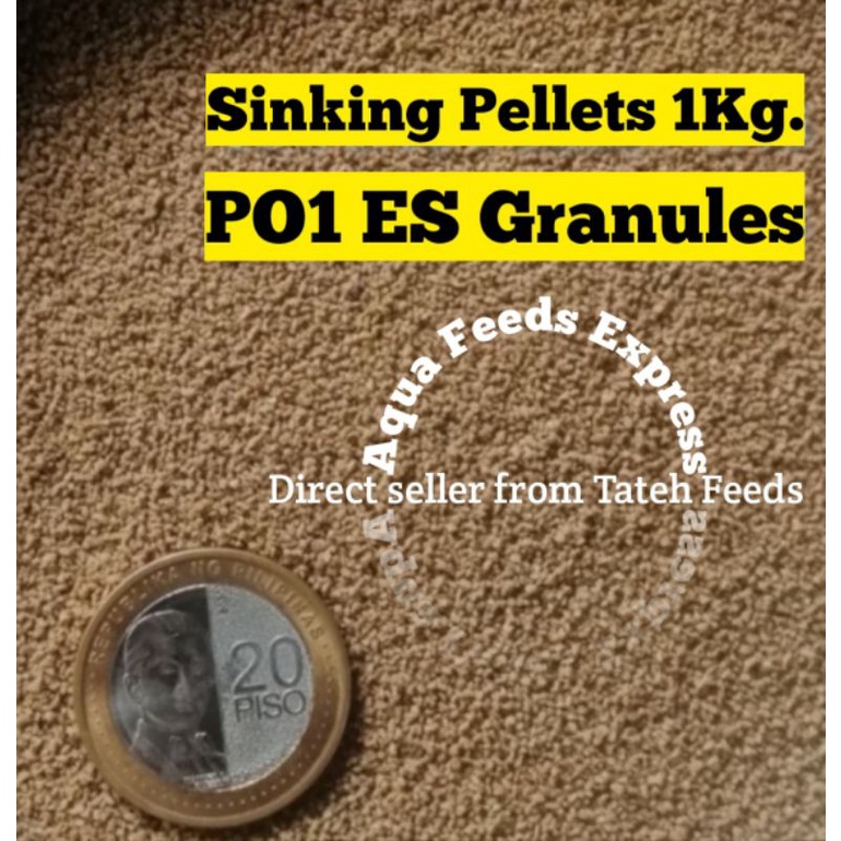 PO1 -ES Tateh Feeds Granules 1kg/500 Grams/200 Grams/100 Grams | Shopee Philippines