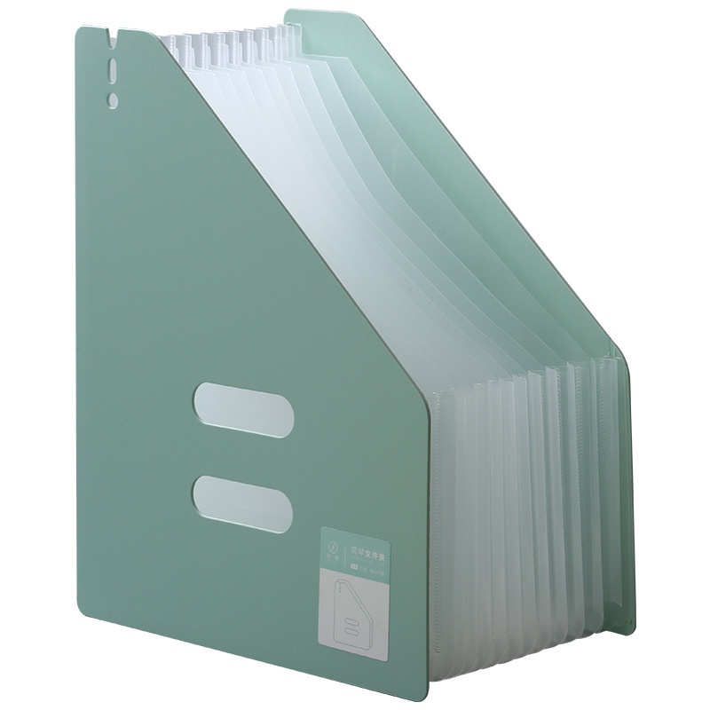 File Organizer Box Desk Vertical Expanding Folder Plastic Document ...