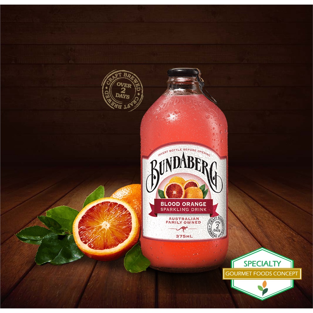 BUNDABERG BLOOD ORANGE 375ML x 4s | Shopee Philippines