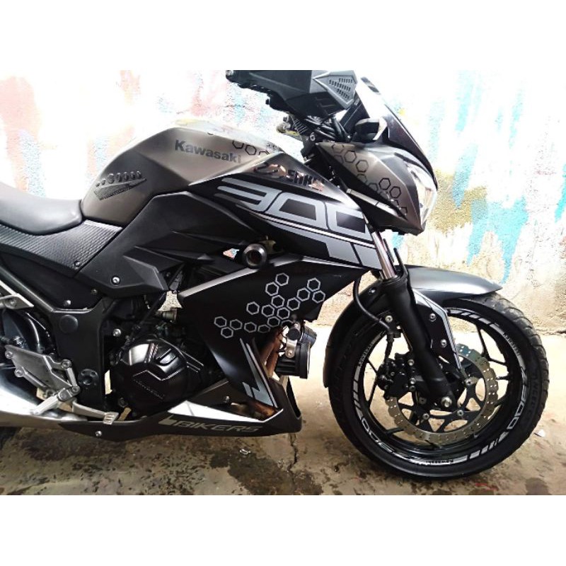 Kawasaki Z Mags Matte Chrome Sticker for Z1000 Z650 Z400 Z300 Z250 ...