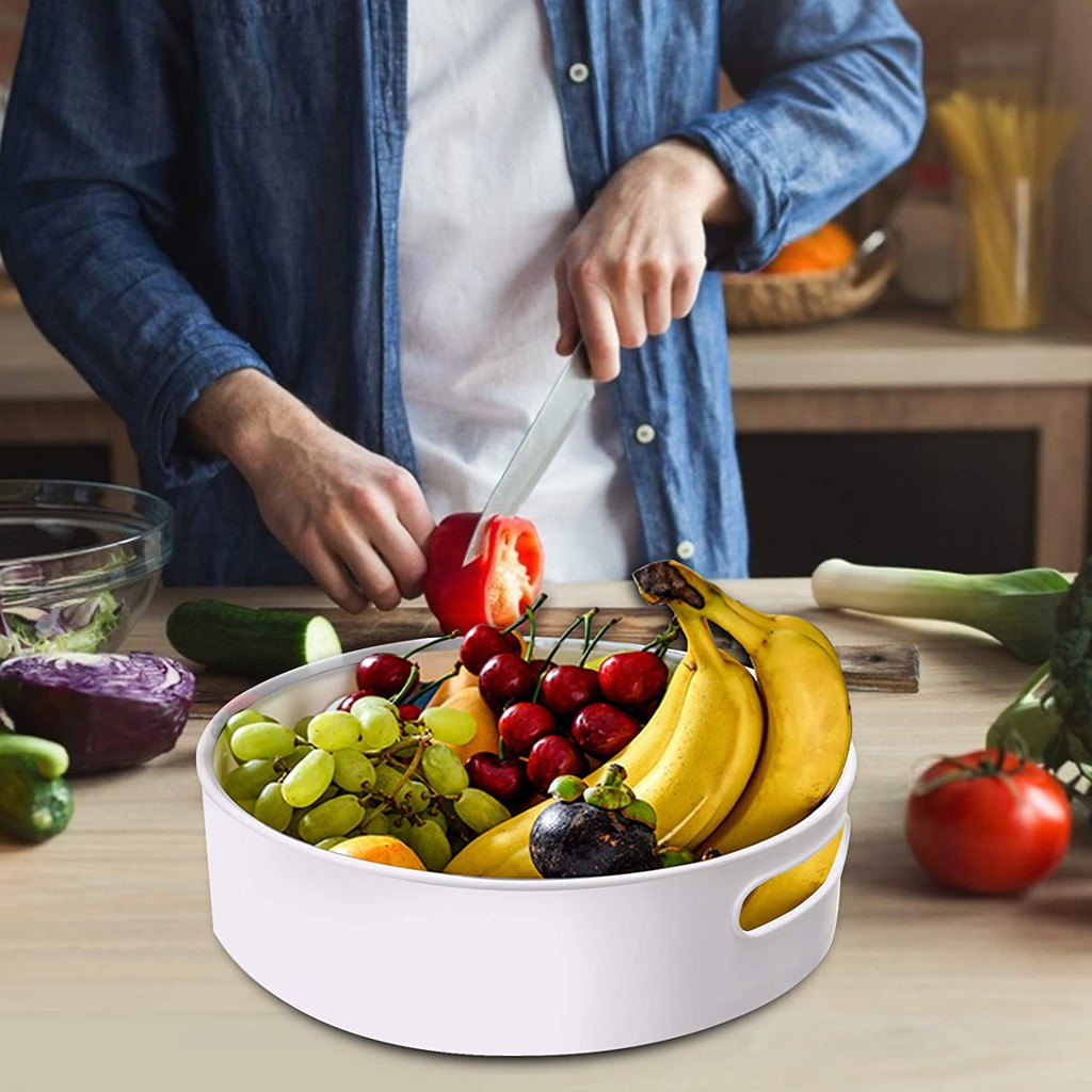 Lazy Susan Turntable Storage Containers Organizer Rotating Organizer ...