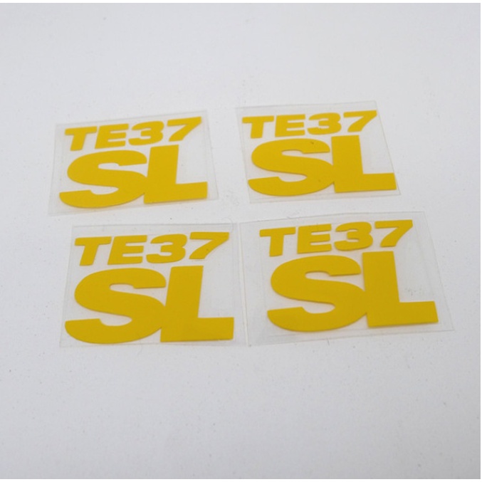 4pcs Volk Racing TE37 SL Wheel Spoke Stickers Waterproof Car Rims ...