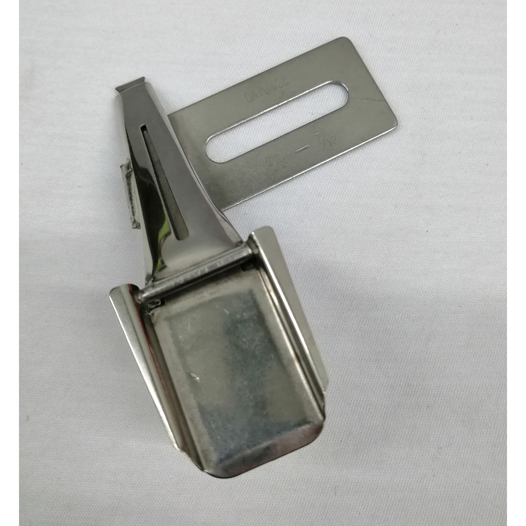 BELT LOOP FOLDER EDGES OVERLAPPING FOR INDUSTRIAL TWO NEEDLE SEWING ...