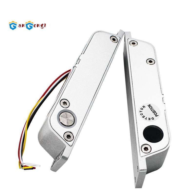 Electric Drop Bolt Lock 4 Wires DC12V Electronic Mortise Locks Wooden ...
