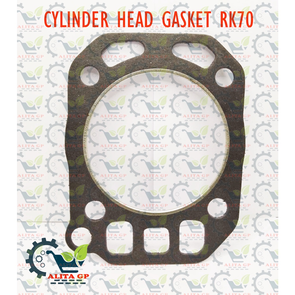 Cylinder Head Gasket Kubota RK70 RK60 RK50 Water Cooled Diesel Engine ...