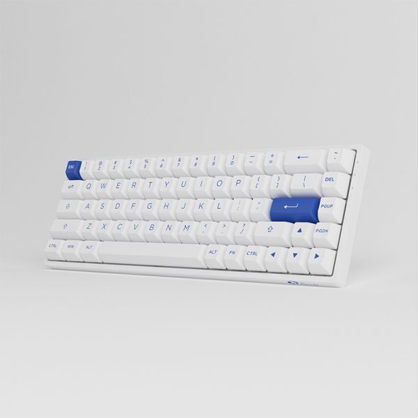 Akko Blue on White 3068B Plus Multi-Modes RGB Mechanical Keyboard (Akko ...