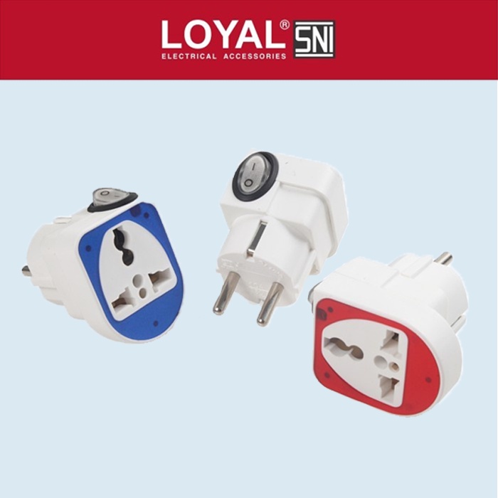 Loyal Ly-922sk Overplug Three Feet 3 Flat Electrical Plug Connection + Ly922sk Switch | Shopee ...
