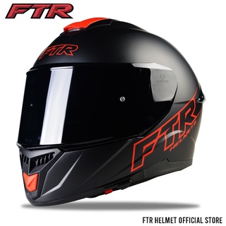 FTR Helmets XR2 Pro - Solid Black Full Face Dual Visor Helmet | Shopee ...