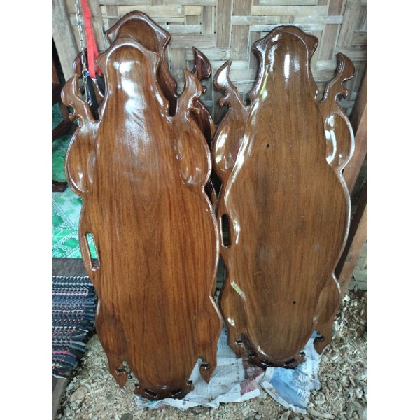 lechon tray (dapa )standard size 16 width 39lenght (magkuno wood ...