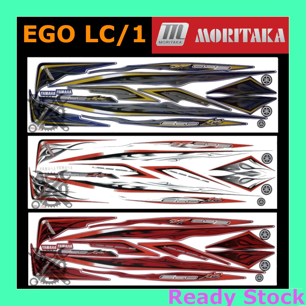 EGO LC Model 1 Yamaha Sticker Body Stripe Moritaka Strike Motor Ego LC/1 | Shopee Philippines
