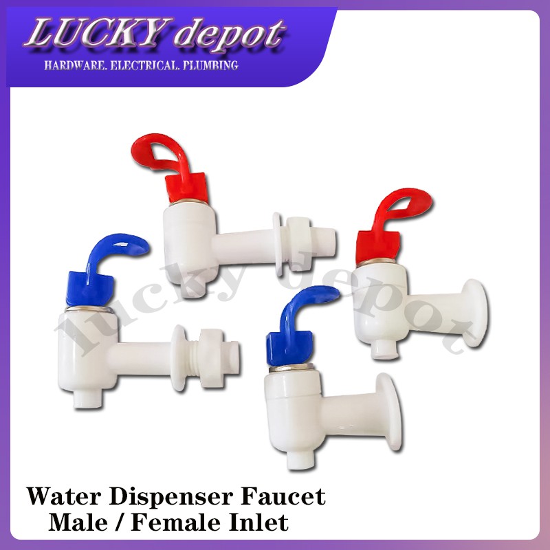 Pvc Water Dispenser Faucet Male Female Inlet Jug Faucet Jar Faucet