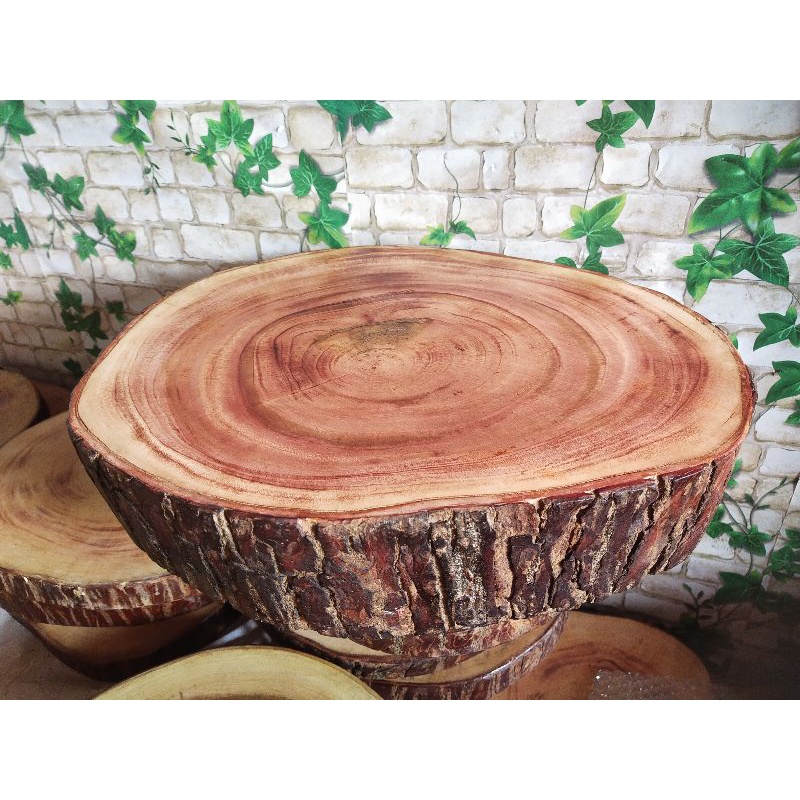 THICK HEAVY DUTY WOOD LOG BOARDS- chopping board, steak board, cake ...