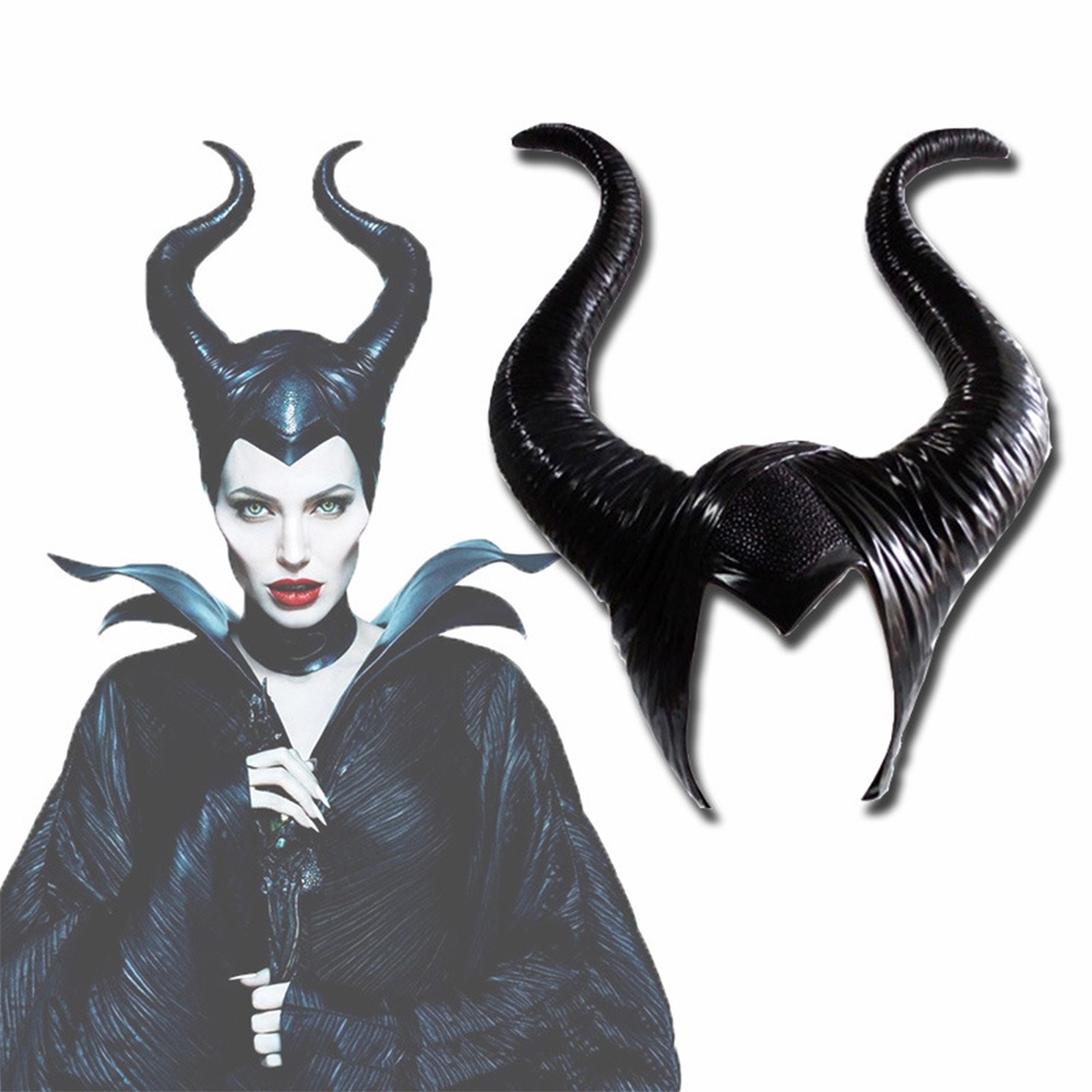 DISNEY Maleficent Hair Accessories Horn Decoration Halloween Cosplay ...