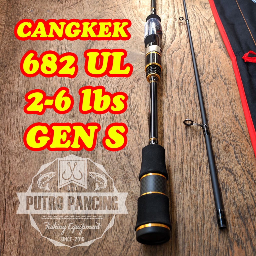 Rod Joran Relix Nusantara Cangkek 682 UL SPINNING 2-6lb Gen S Newest ...
