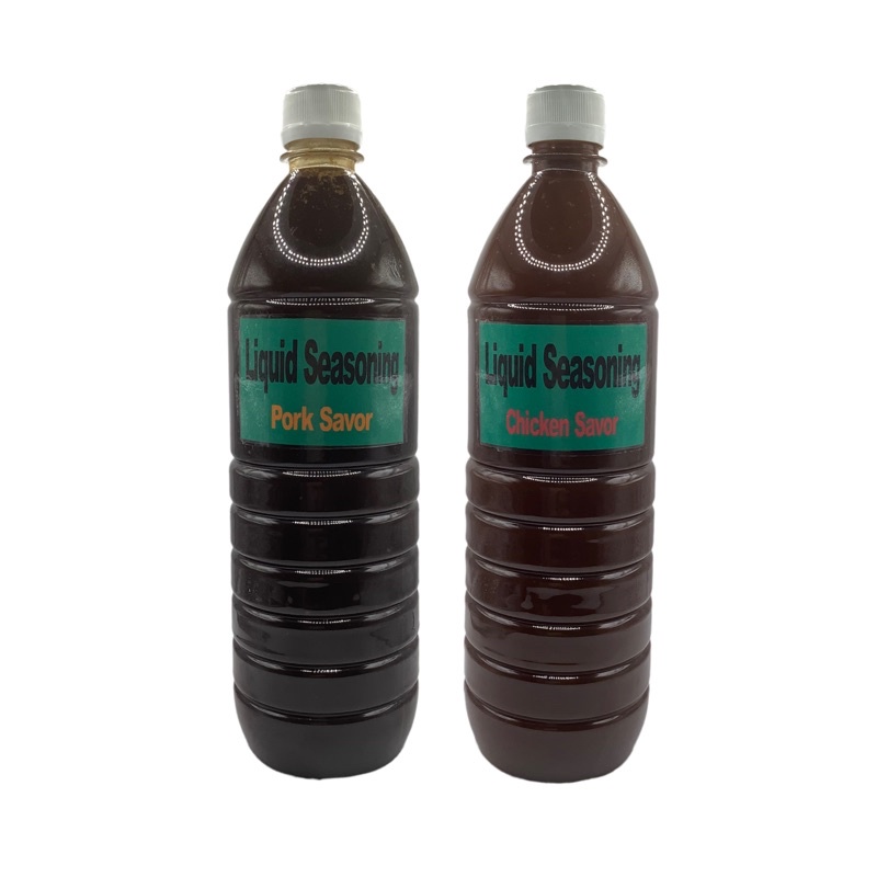 Pork / Chicken Liquid Seasoning Savor Rich (1 Liter) | Shopee Philippines