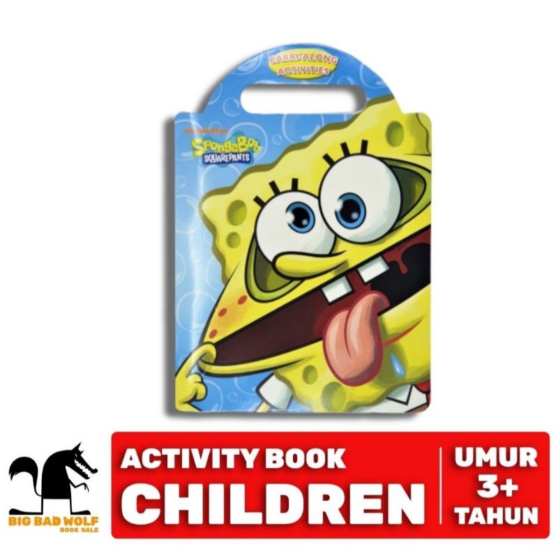 Spongebob Squarepants Interactive Kids Activity Book | Shopee Philippines