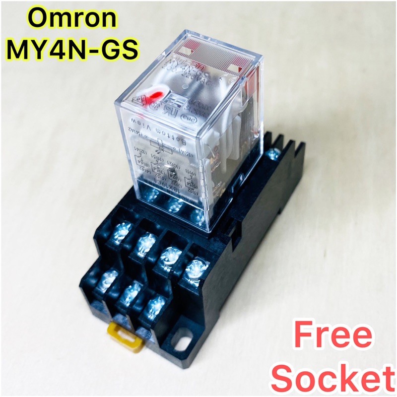 Authentic Omron MY4N-GS Power Relay | Shopee Philippines