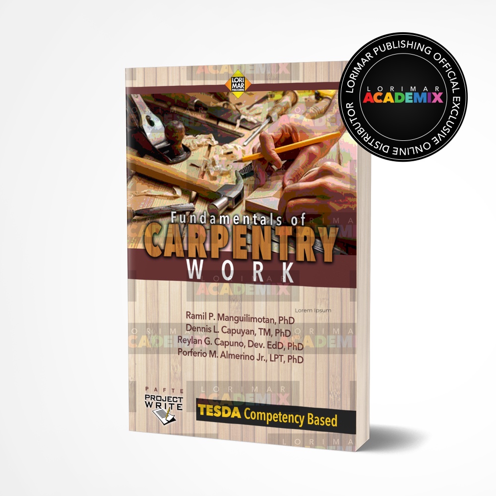 Fundamentals of Carpentry Work - TESDA Competency Based - Lorimar ...