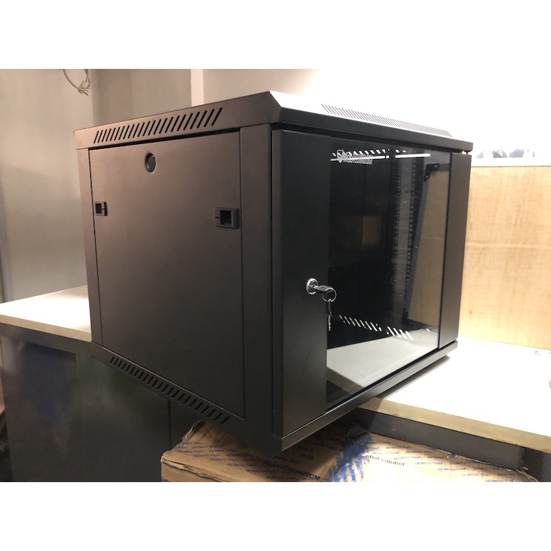 Network Data Cabinet Heavy Duty Wall Mount 9U by 600 9U by 450 with ...