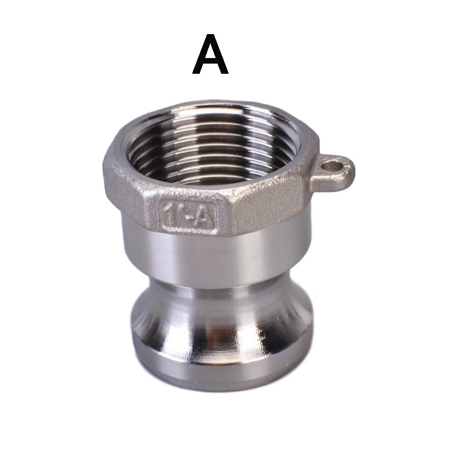 DN15/20/25/32/50 1/2" 3/4" 1" 2" Camlock Groove Fitting 304 Stainless ...