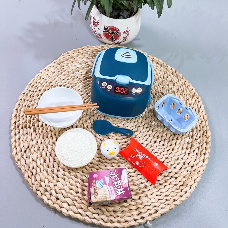 Rice Cooker Toy Set for Children, Cooking Simulation Toy | Shopee ...