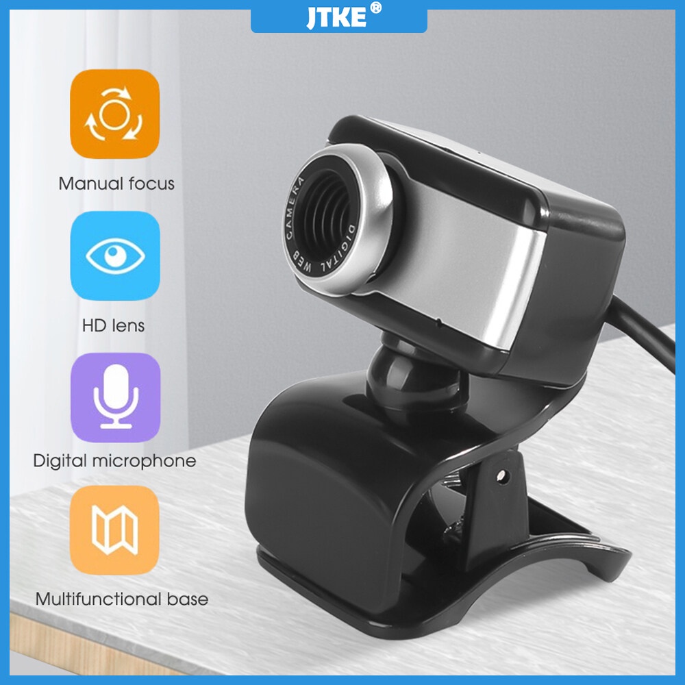 JTKE Digital USB 50M Mega Pixel Webcam Rotate Camera HD Web Cam With ...