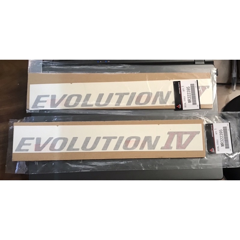 lancer evolution 4 5 door decals stickers original set of 2pcs | Shopee ...