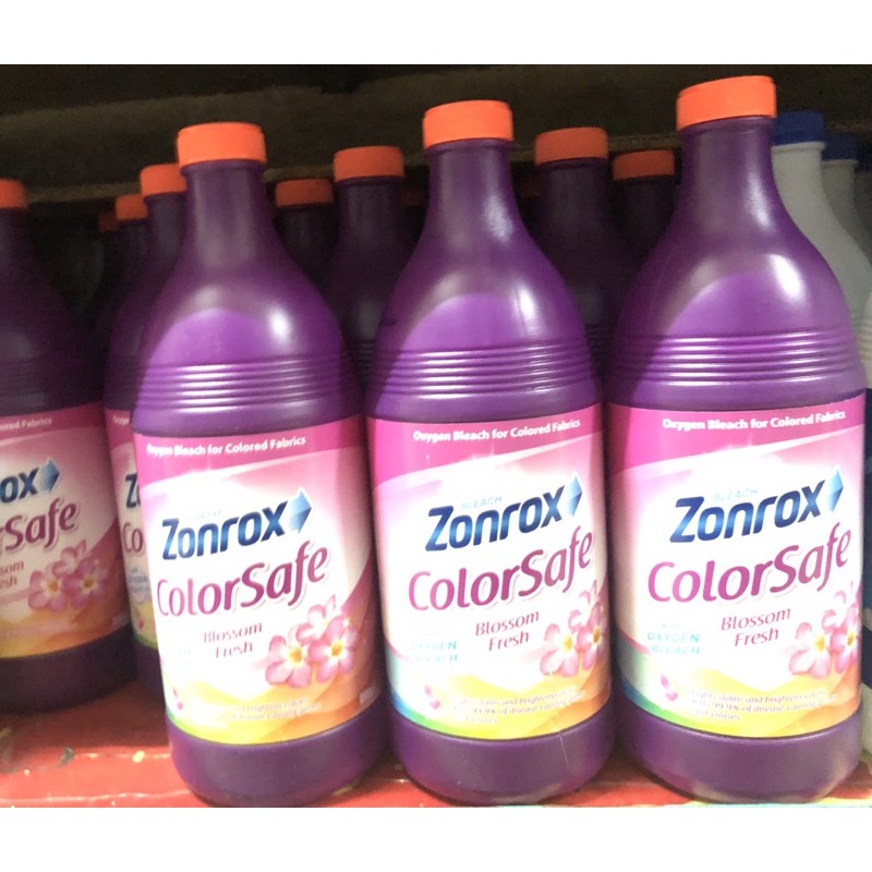 Zonrox Color Safe Bleach 4pcs 900mL | Shopee Philippines