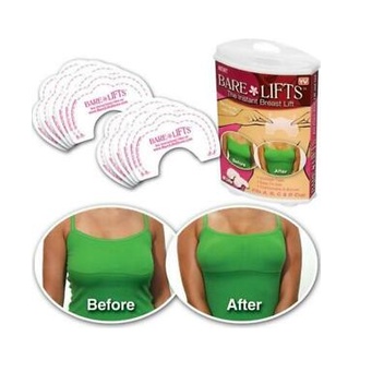 BARE LIFTS Women Instant Adhesive Breast Lift Invisible Bra Stickers ...