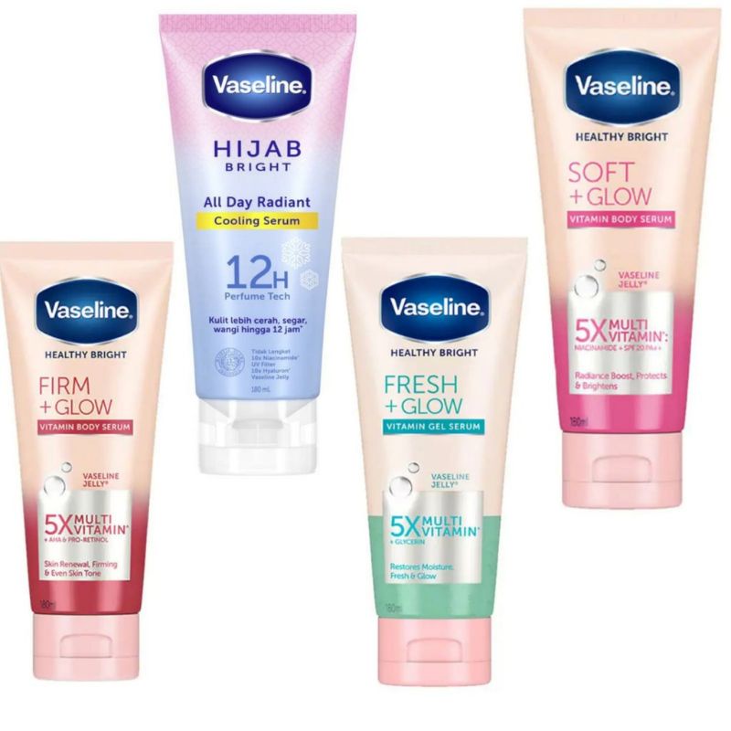 Vaseline soft + glow body serum spf20 / vaseline hijab cooling serum ...