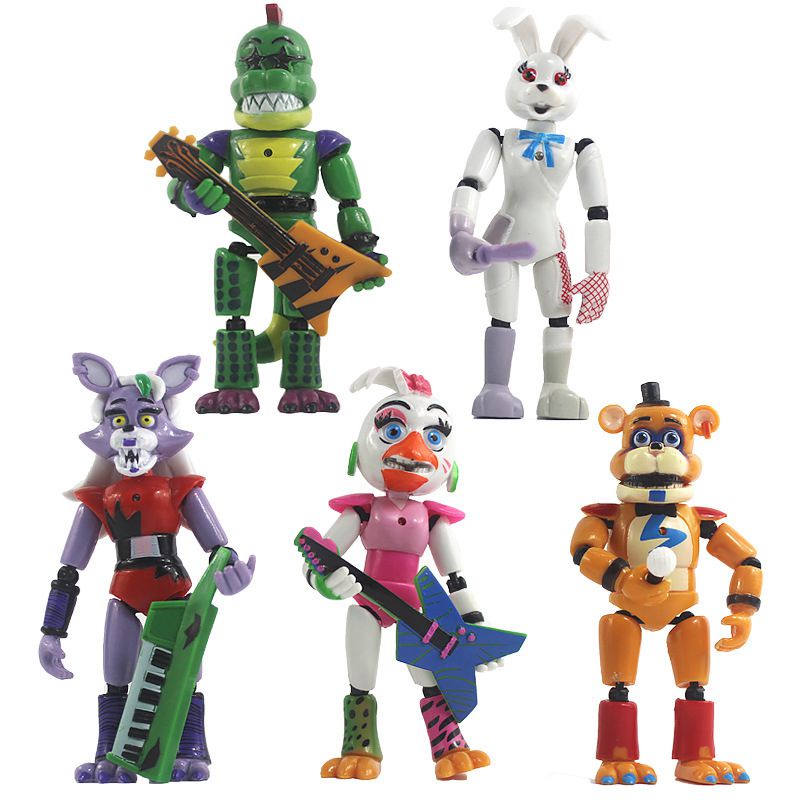 Five Nights at Freddy's Security Breach 5pcs Light Action Figures ...