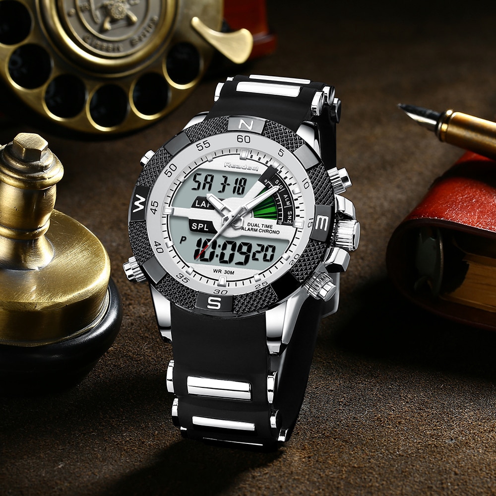 Readeel 1297 Dual Movement Watch [100% Original + One Year Guarantee ...